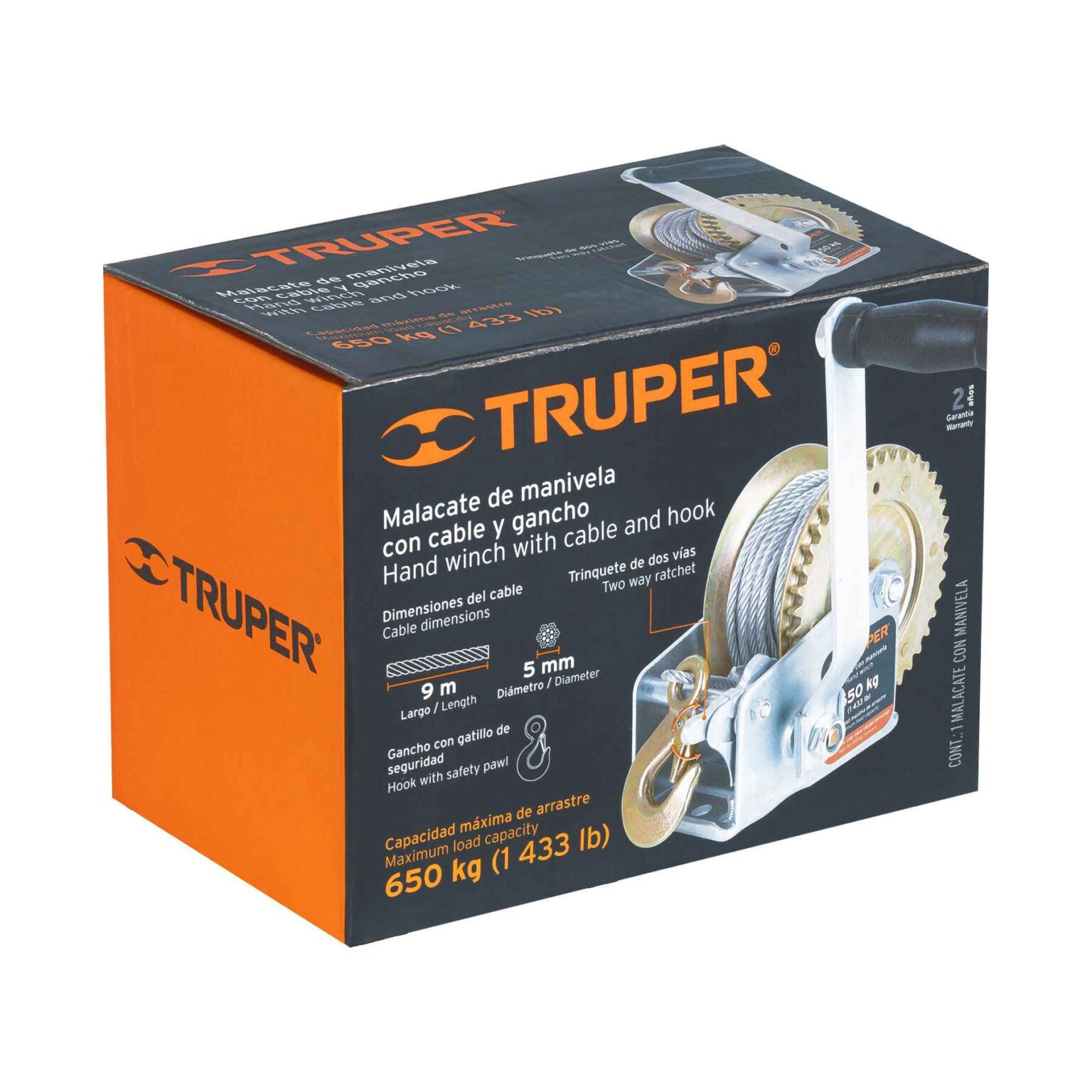 TEMPLADOR DE MANIVELA MARCA » TRUPER» CON CABLE – Hercab